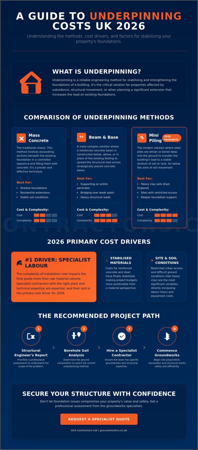 Underpinning Cost per Metre UK 2026: The Complete Buying Guide - GCS ...